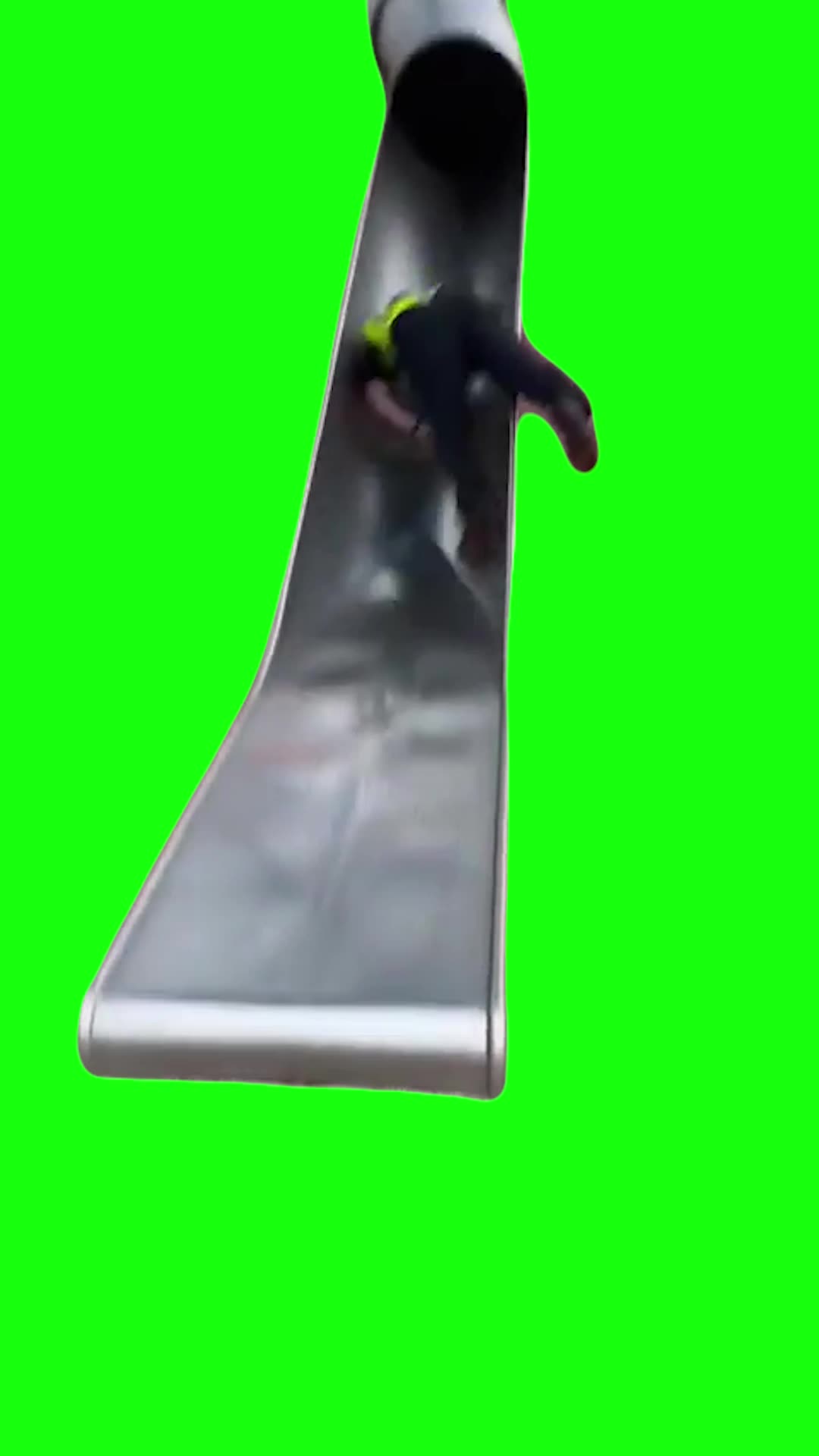 Boston Cop Falling Down Slide | Green Screen