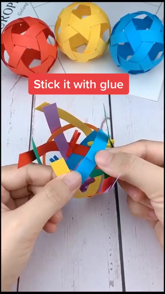 DIY Paper Ball - Amazing Paper Craft Ideas