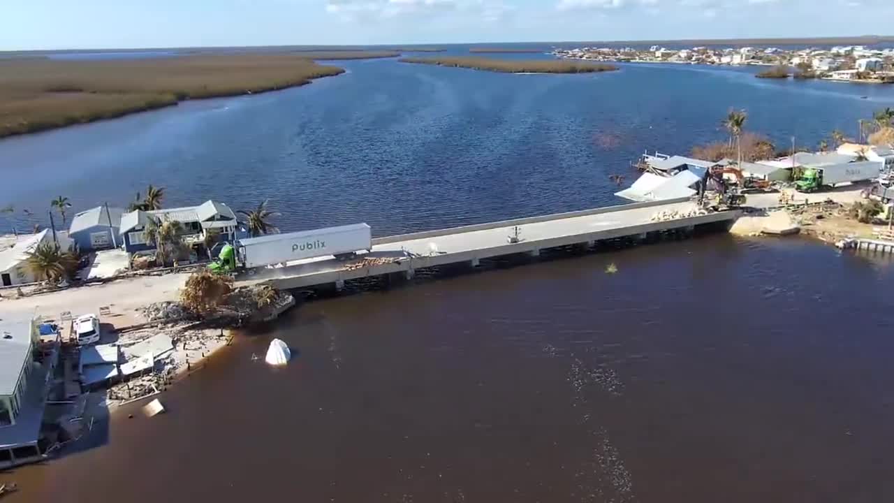 DeSantis Unveils New Pine Island Bridge Completed in Just 3 Days of ...