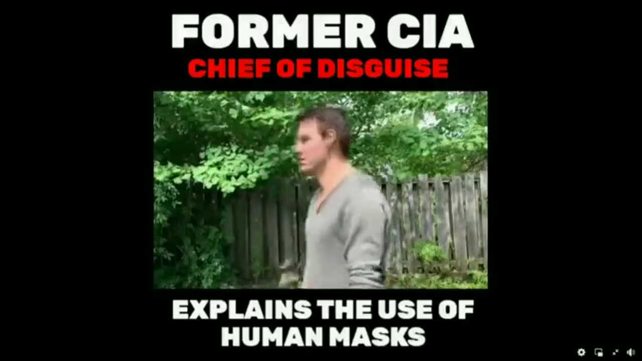 Former Cia Chief explains the use of masks.