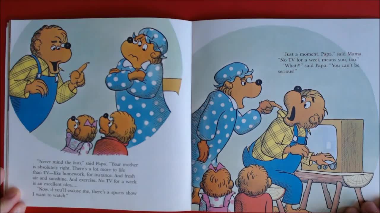 The Berenstain Bears and Too Much TV|English for kids | children's ...