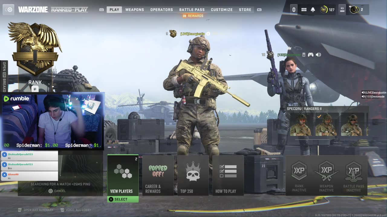 Camping to Gold in Ranked Battle Royale!! Call of Duty Warzone 2.0 ...