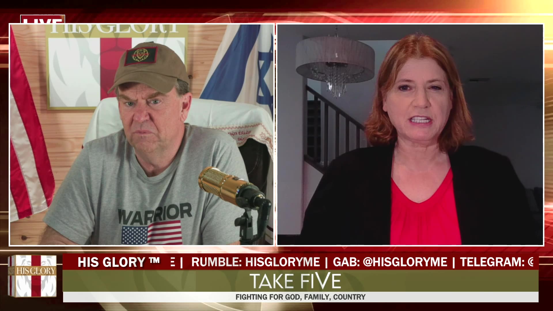 Tina Blanco of SAT-123 joins His Glory: Take FiVe