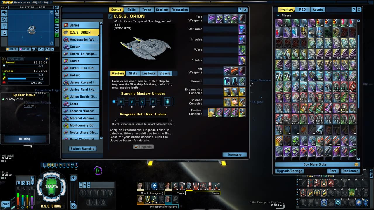 Star Trek Online World Razer Temporal Ops Juggernaut Jupiter Iratus ...