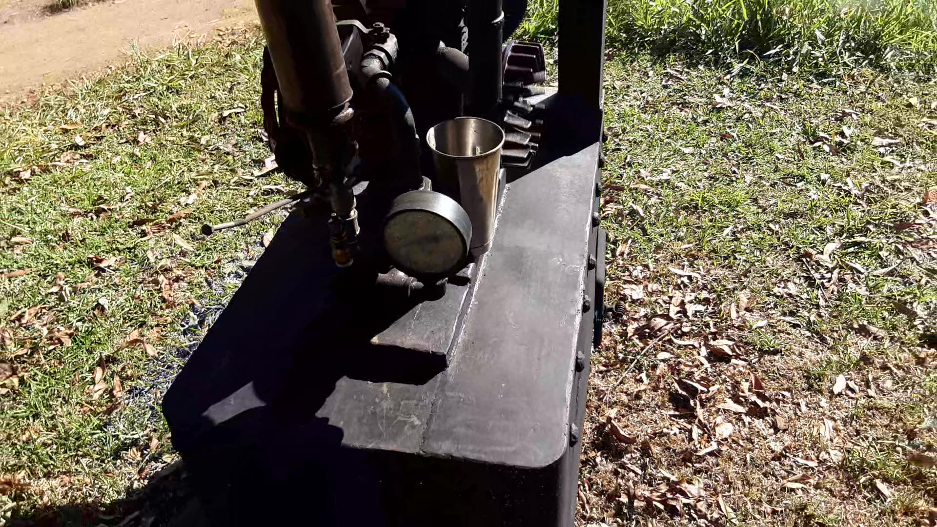 home made steam engine and cooker