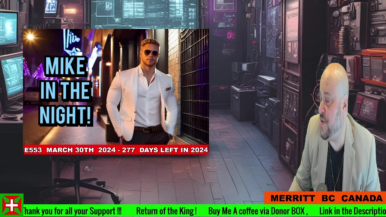 1st time caller on Mike in the NIght ! , Talks some serious truth