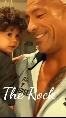The rock dwayne johnson daughter his dady bess