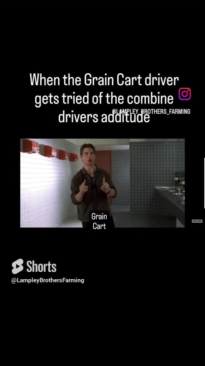 Grain cart guys are here for the combine