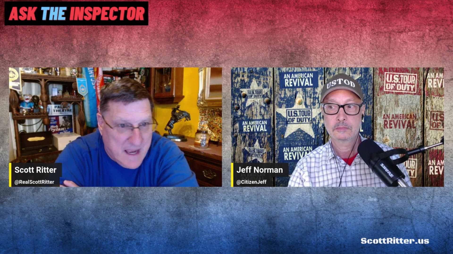 Scott Ritter discusses Israel possibly pushing out Palestinians - Ask ...