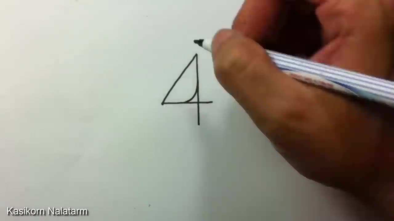 How to Draw How to turn Numbers into cartoon birds. Learn step by step ...