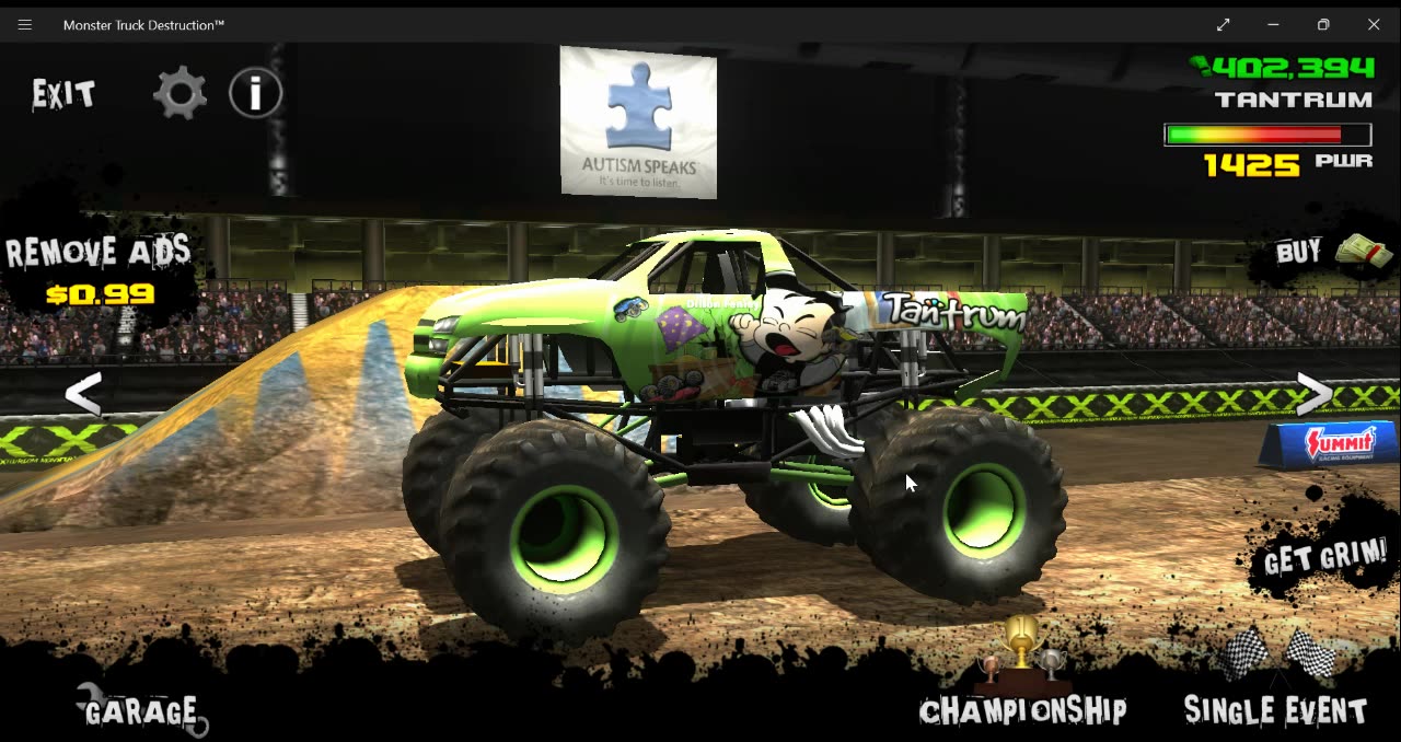 Monster Jam Bash and Smash part 1(video game monster truck freestyle)