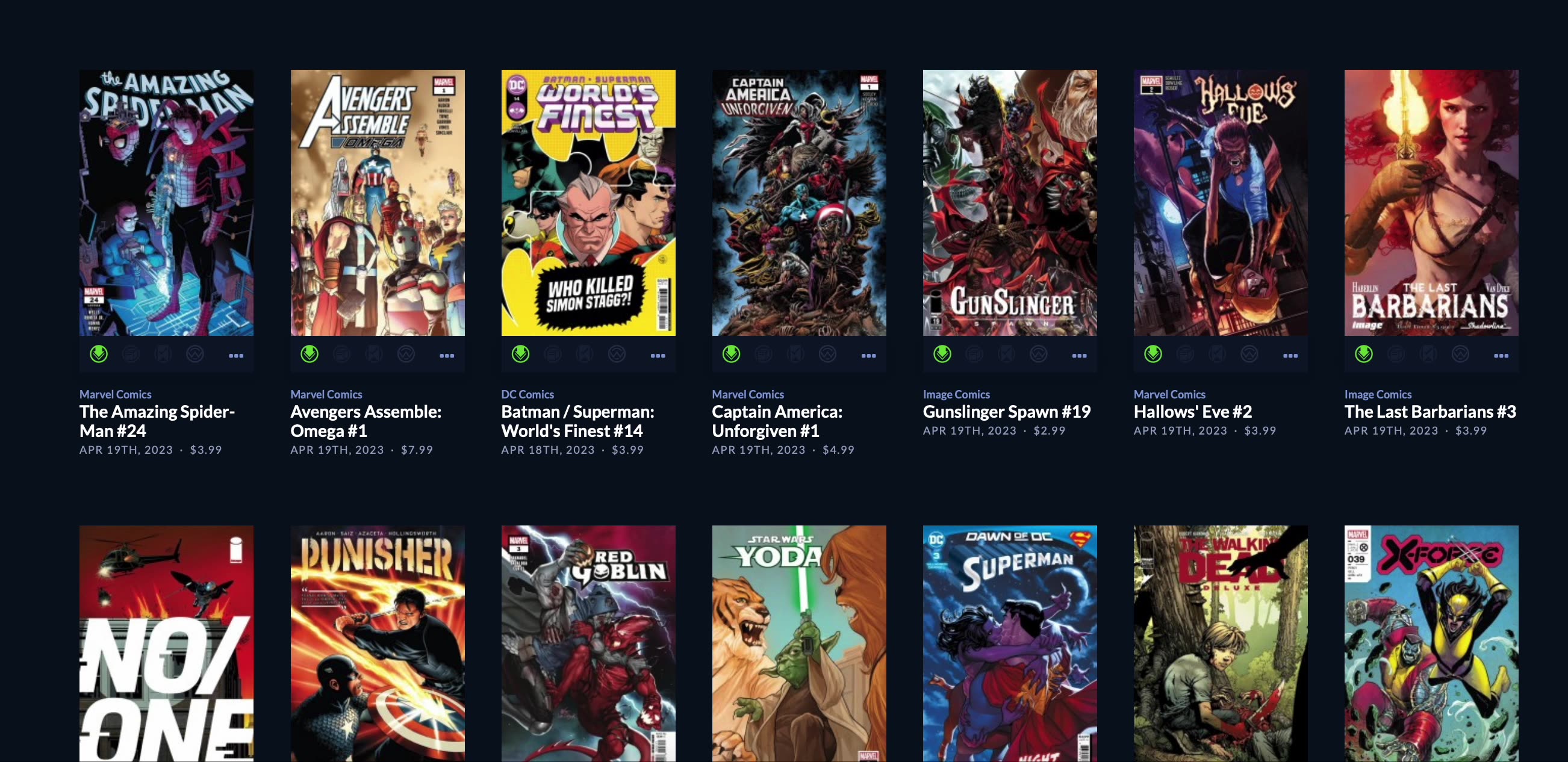 Comic Book Wednesday April 19th, 2023! Plus the weekly pick!