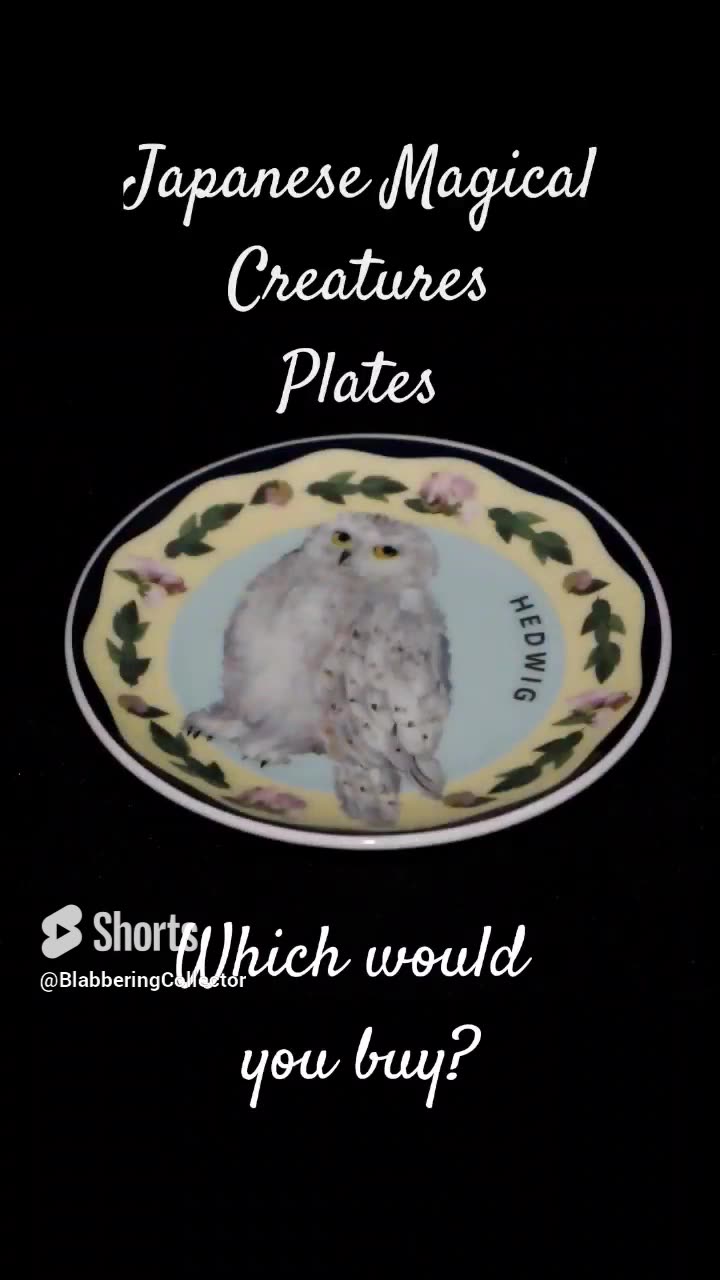 Japanese Magical Creatures Plates! #wizardingworld #harrypotter # ...