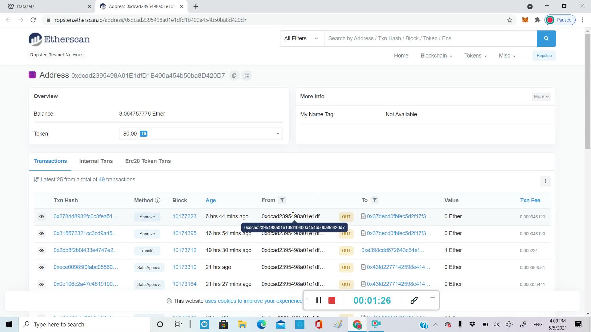 Ep13: how to interact with an Ethereum smart contract via the Metamask ...