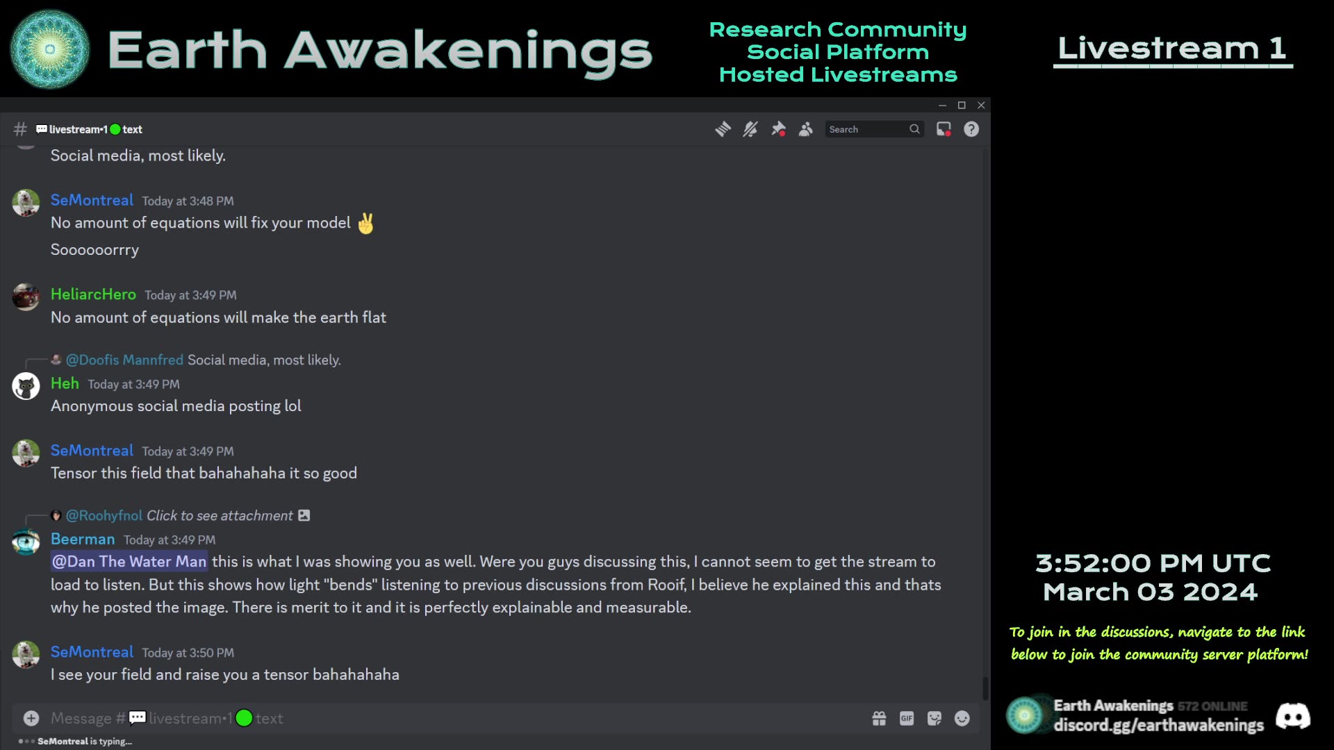 Earth Awakenings - Livestream 1 - #1461