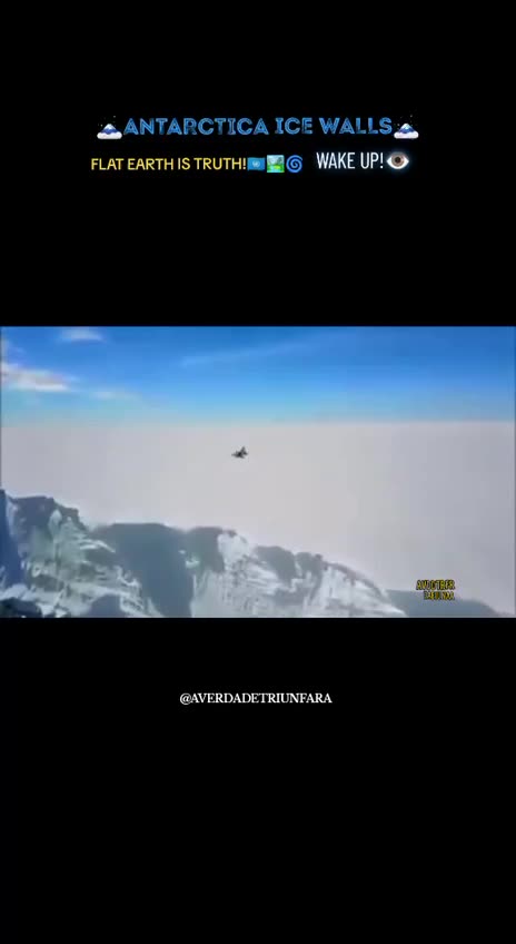 Ice Walls and Flat Earth