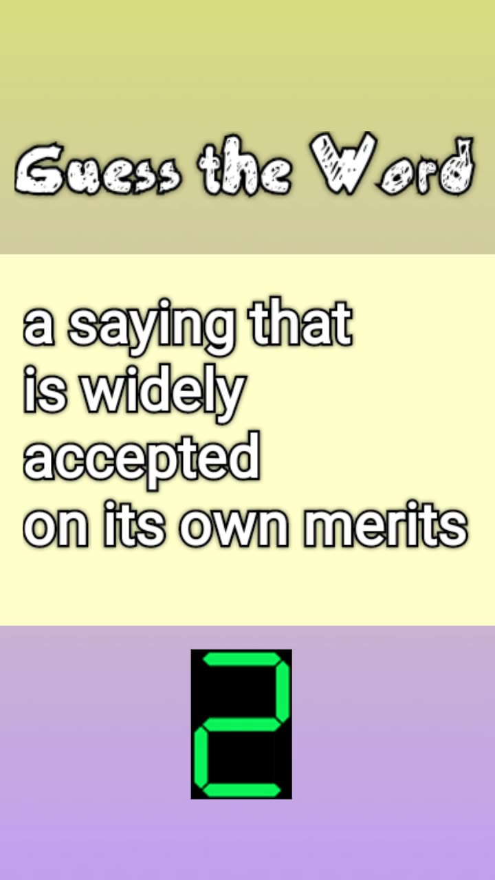 Guess the Word | English | Level 1