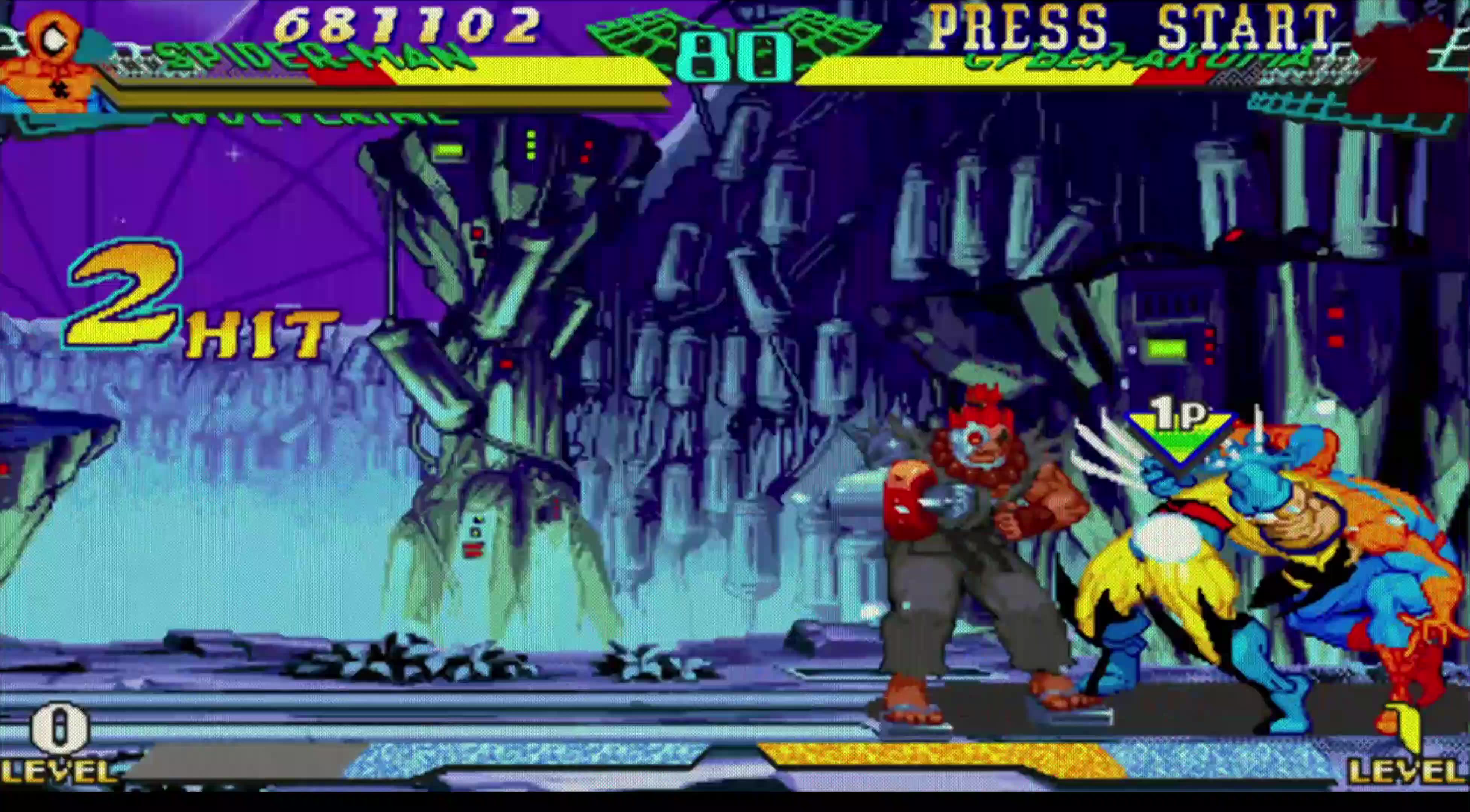 Wolverine + Spiderman vs Cyber Akuma