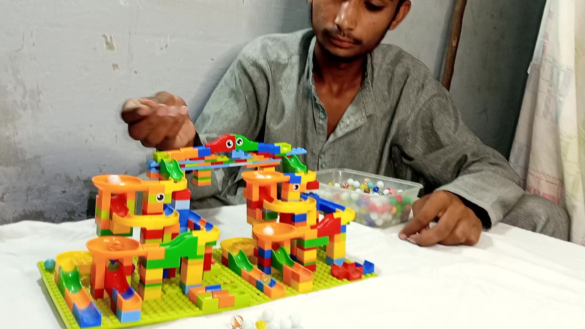 Marble Run how to become marble run game and building #marbleasmr # ...