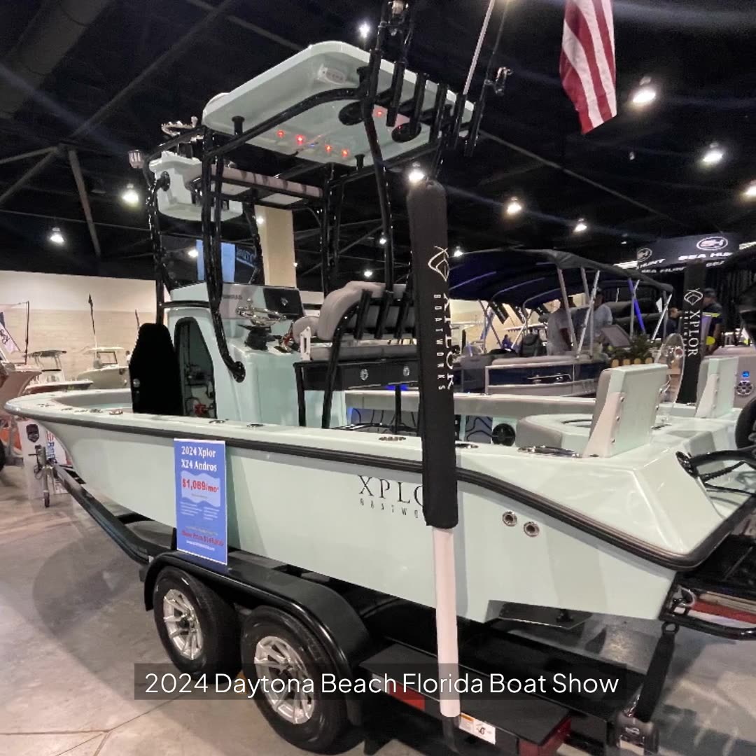 2024 Daytona Beach Florida Boat Show Center Console Pontoon Bow rider ...