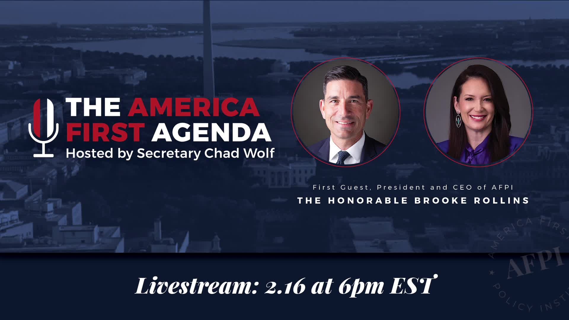 The America First Agenda Podcast Episode One: AFPI President and CEO ...
