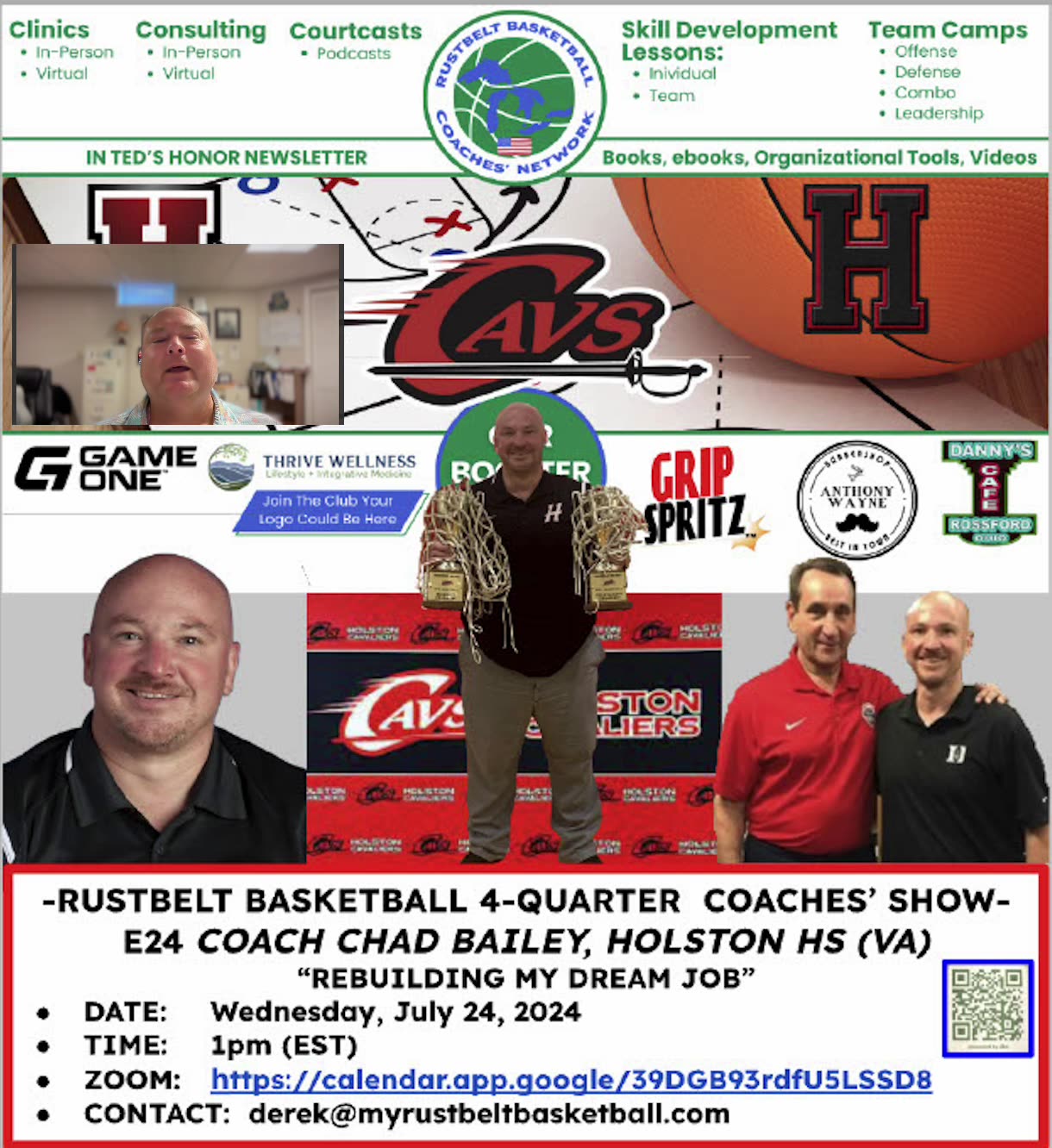 Rustbelt Basketball 4-Quarter Coaches' Show E24: Coach Chad Bailey