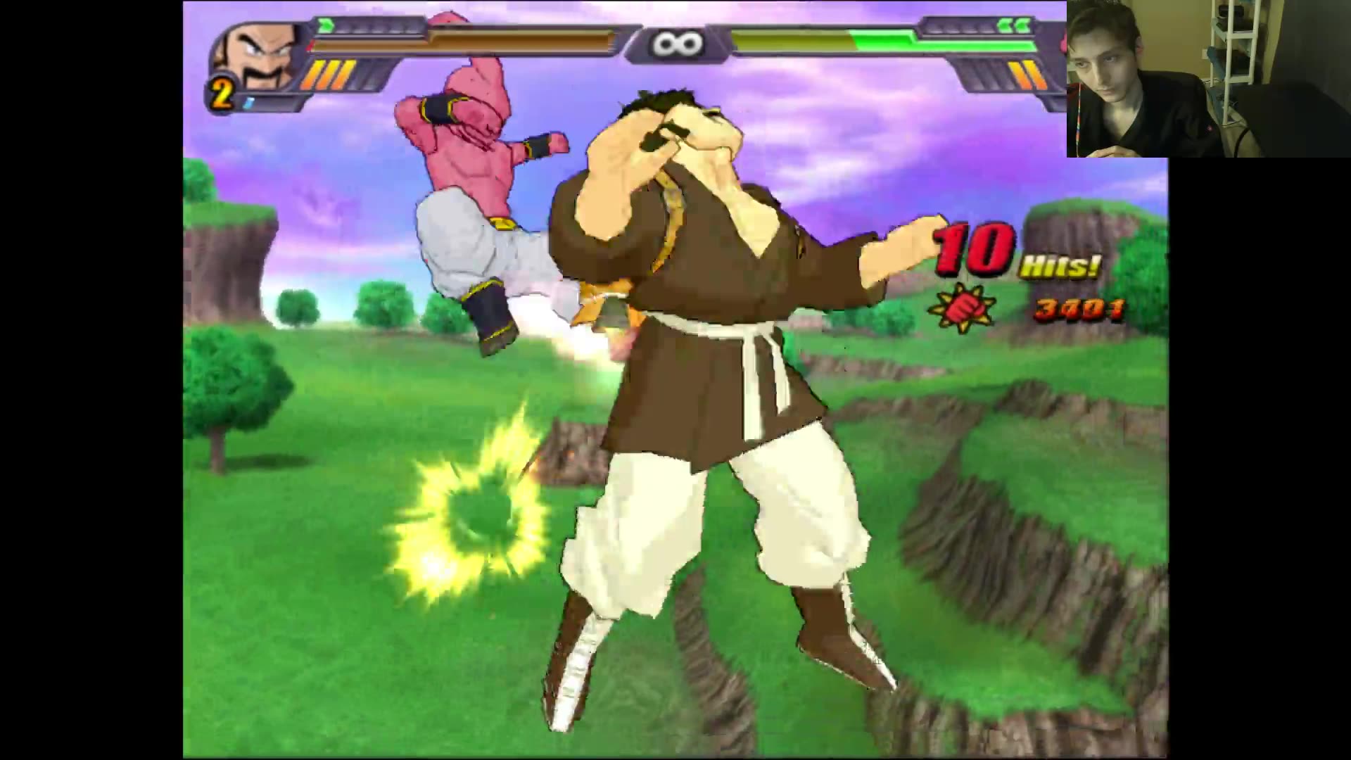 Kid Buu VS Hercule In A Dragon Ball Z Budokai Tenkaichi 3 Battle With ...