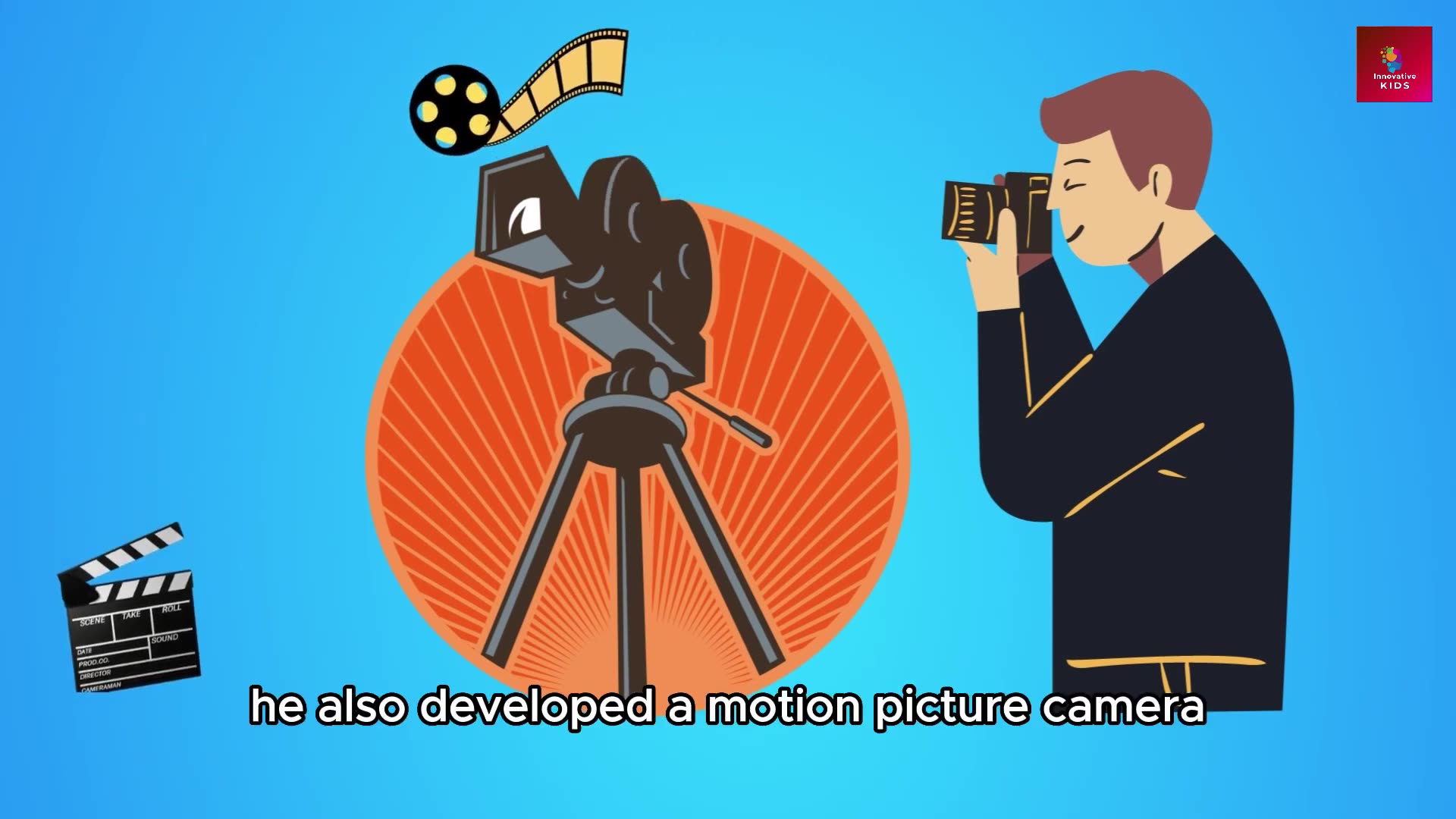 Animated story of light bulb invention. Thomas Edison inspirational ...