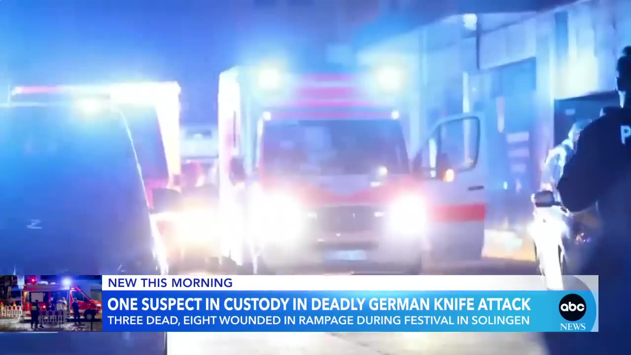 ISIS claims responsibility in German festival knife attack, suspect in ...