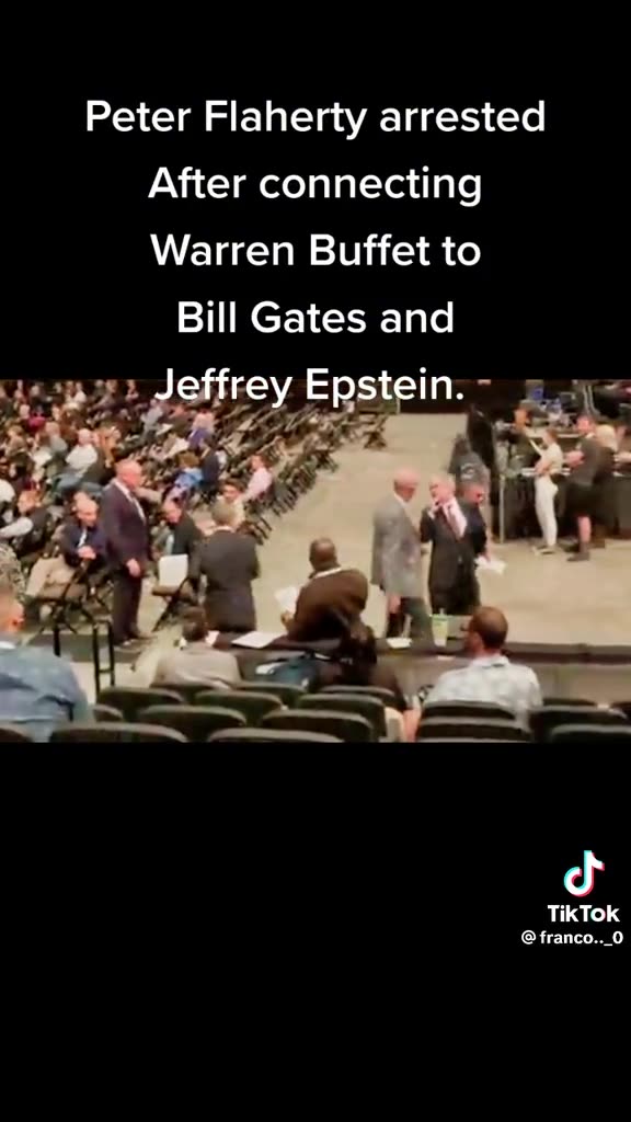 Arrested after connecting Warren Buffet to Bill Gates & Jeffrey Epstein