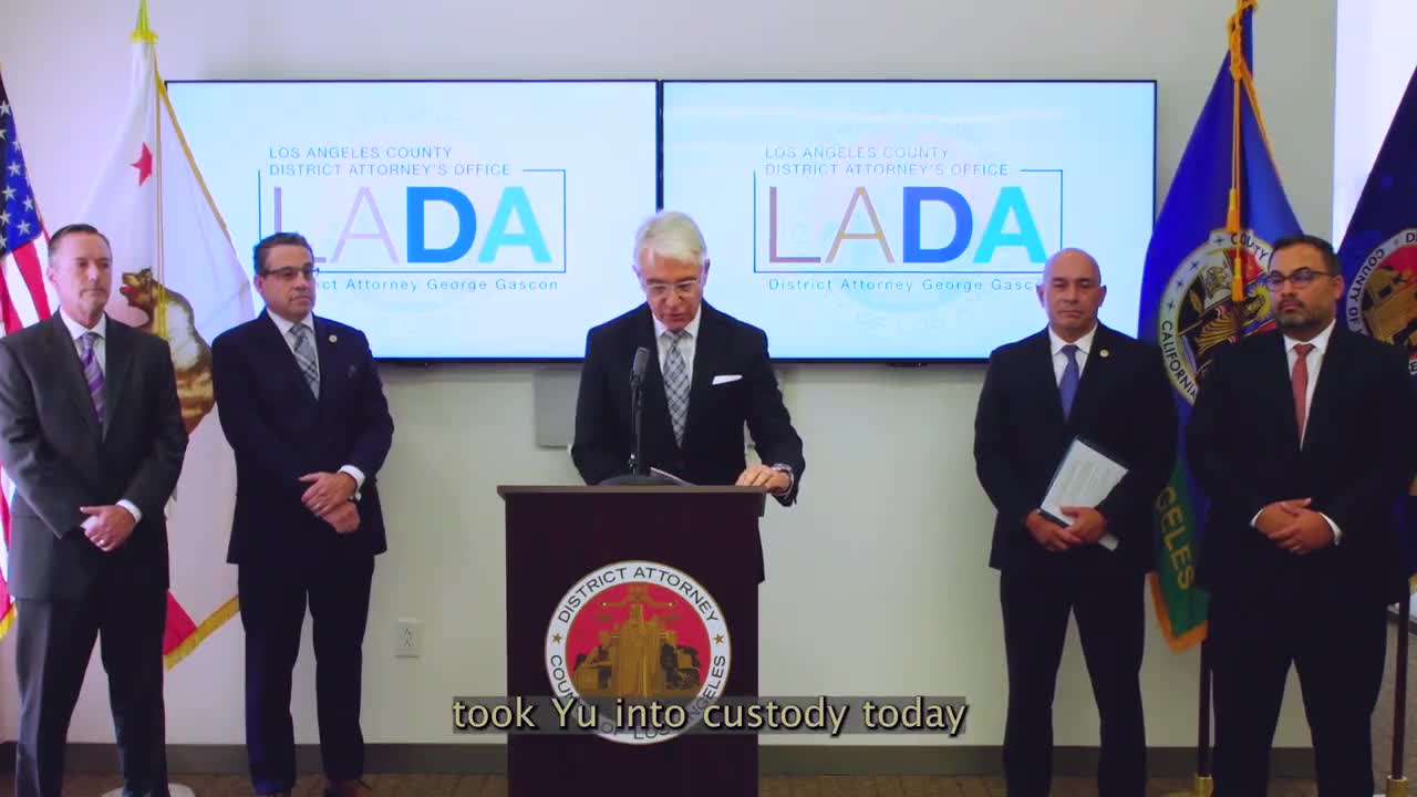 DA Gascón announces that Konnech CEO Eugene Yu was arrested in Michigan ...