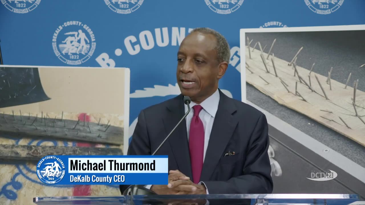 DeKalb County CEO Michael Thurmond speaks about executive order he ...
