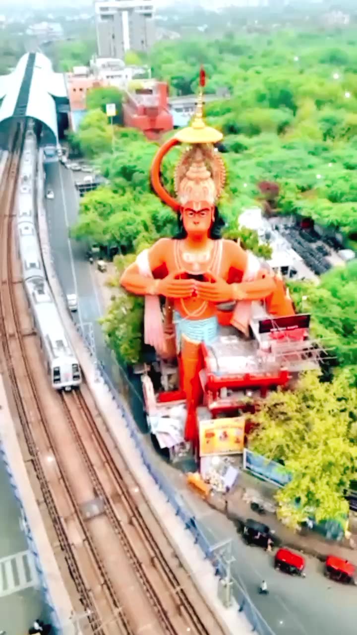 (New Delhi)LARGEST HANUMAN JI TEMPLE WITH 132 FOOT HEIGHT HANUMAN JI MURTI