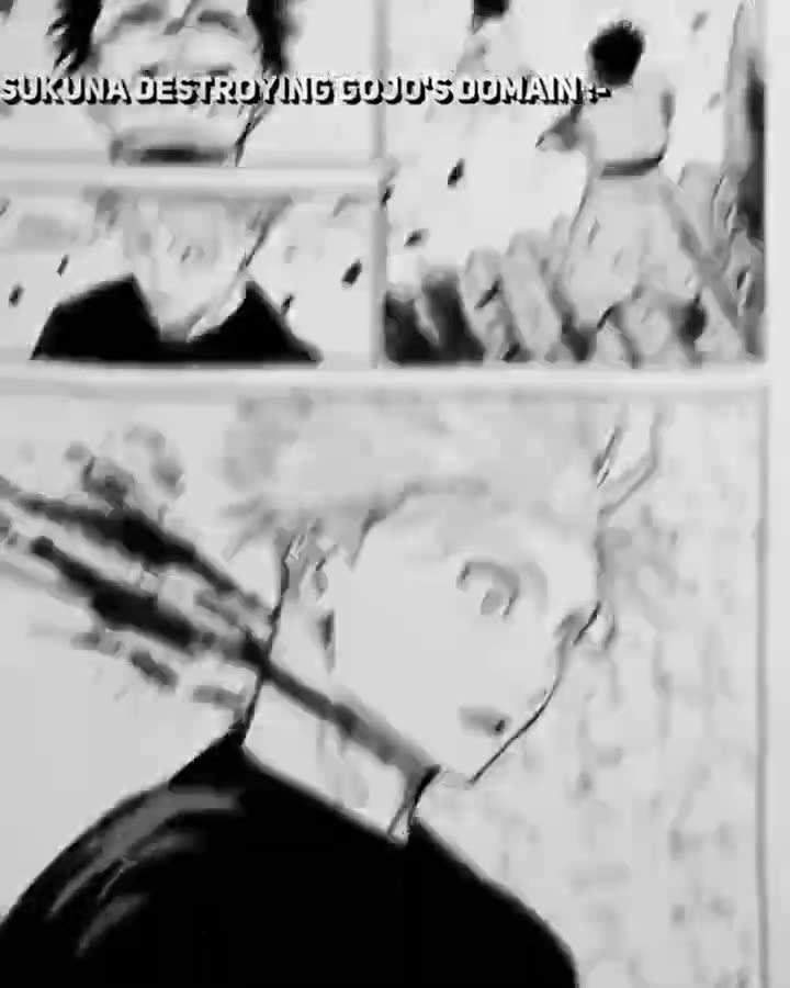 [ GOJO DESTROYING SUKUNA IN HIS DOMAIN] __ Jjk Edit __ Gojo vs Sukuna ...
