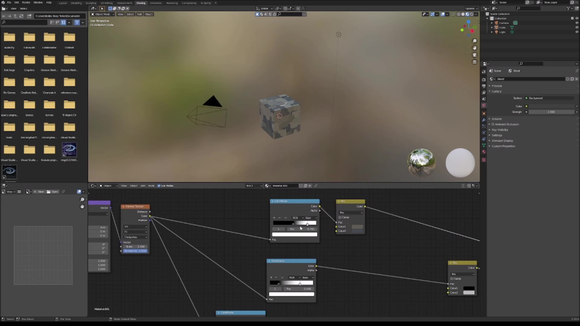 Blender tutorial: creating a decayed version of a material and painting ...