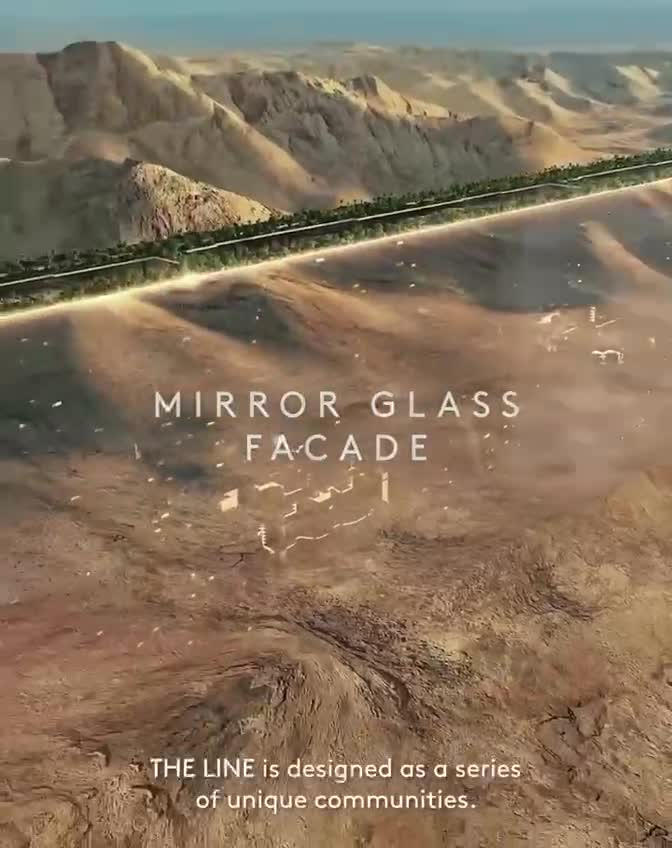 THE LINE- Saudi Arabia reveals an ambitious urban project