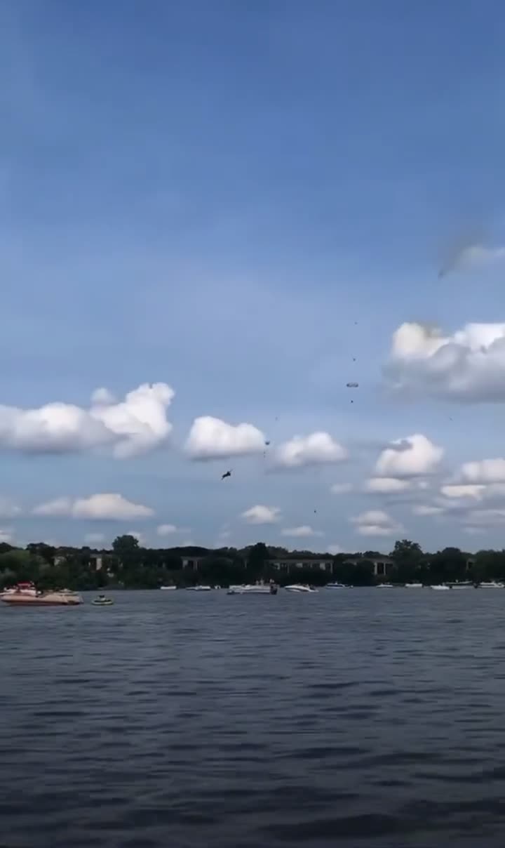 MiG-23 aircraft crashes during an air show in Michigan