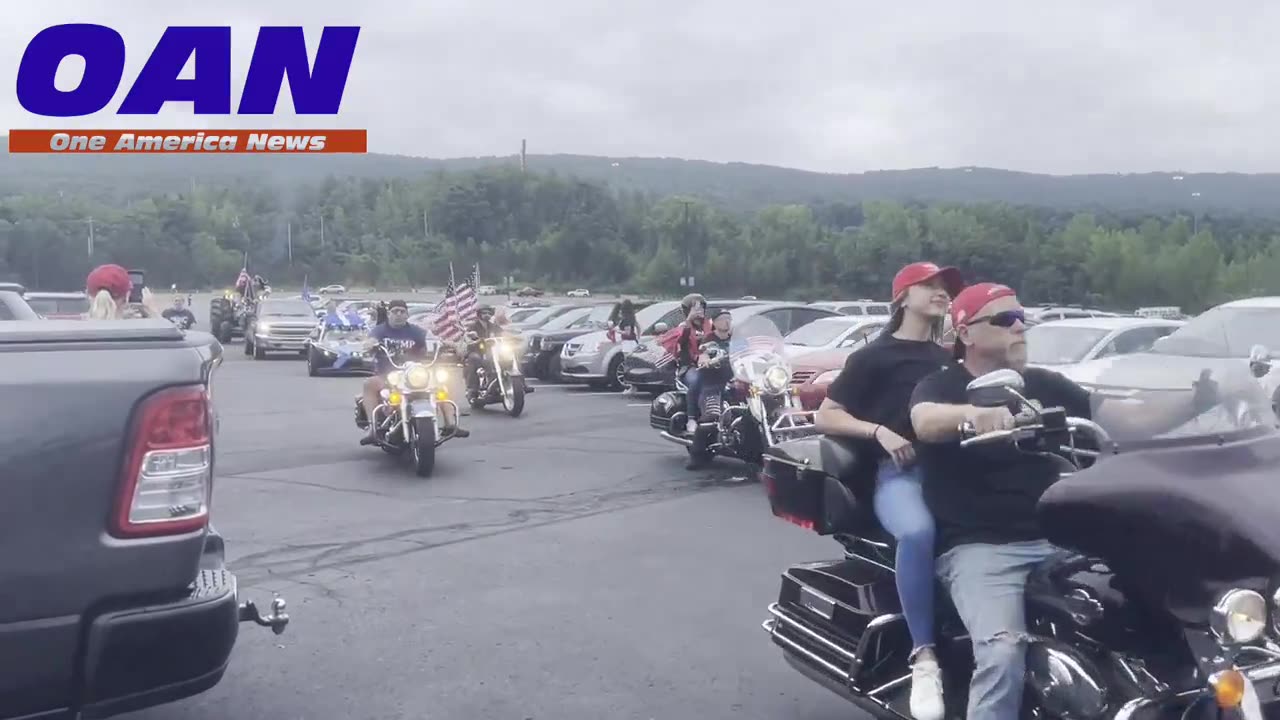 Bikers for Trump have arrived in Pennsylvania to support President Trump!