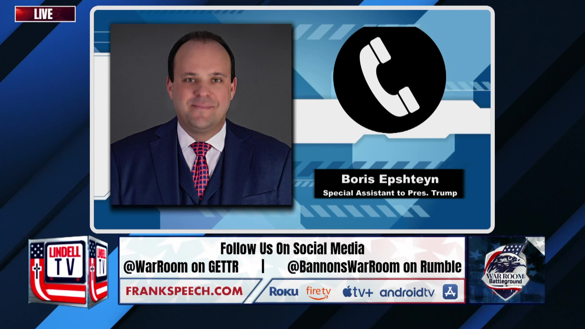 Boris Epshteyn Joins WarRoom To Give An Update On Trump’s Legal Cases
