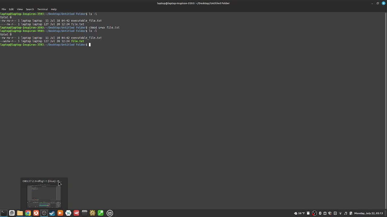 197how To Add Both Write And Execute Permissions To The User Permission Set With Chmod