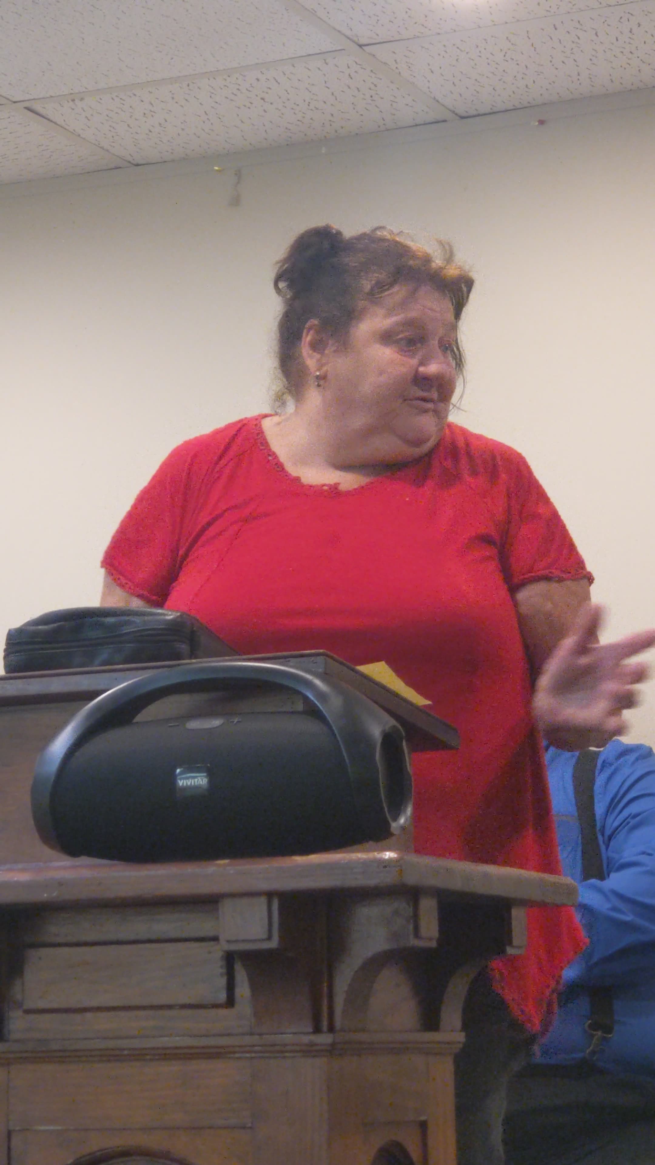 Christine honors her husband Dan