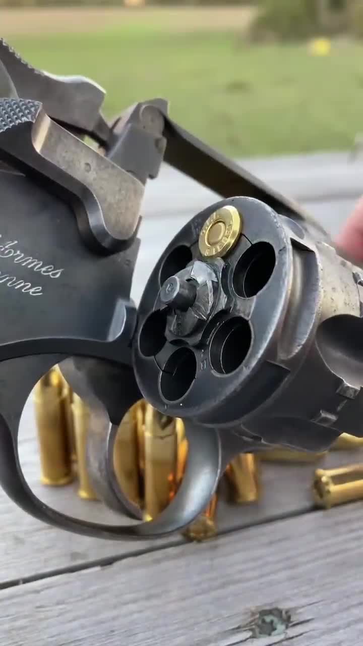 "Proper Handling of a 6-Shot Revolver: Aiming, and Firing"