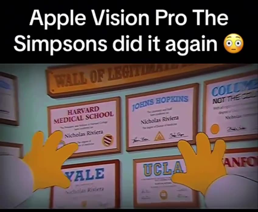 The Simpsons did it again