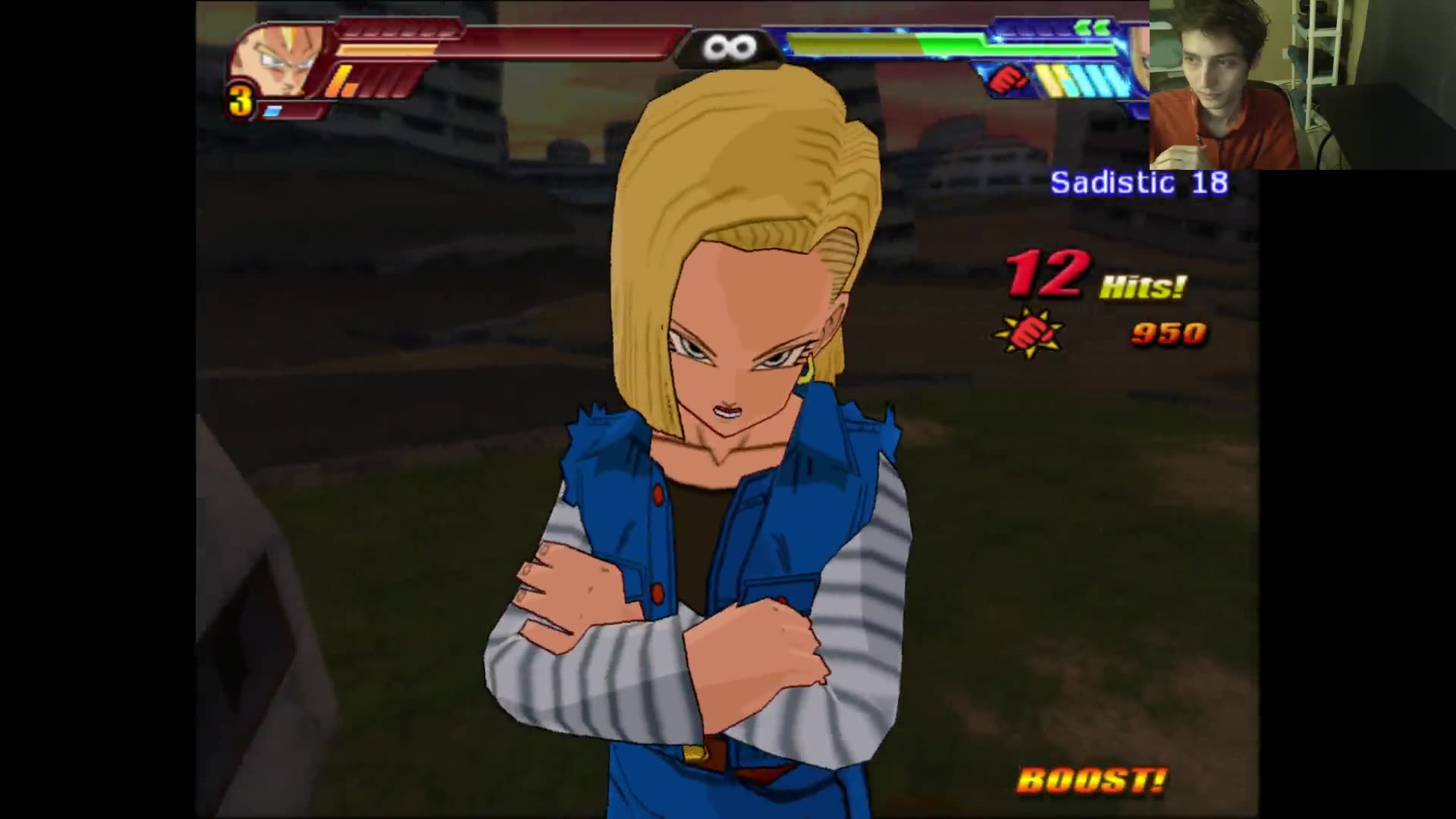 Android 18 VS Future Gohan In A Dragon Ball Z Budokai Tenkaichi 3 ...