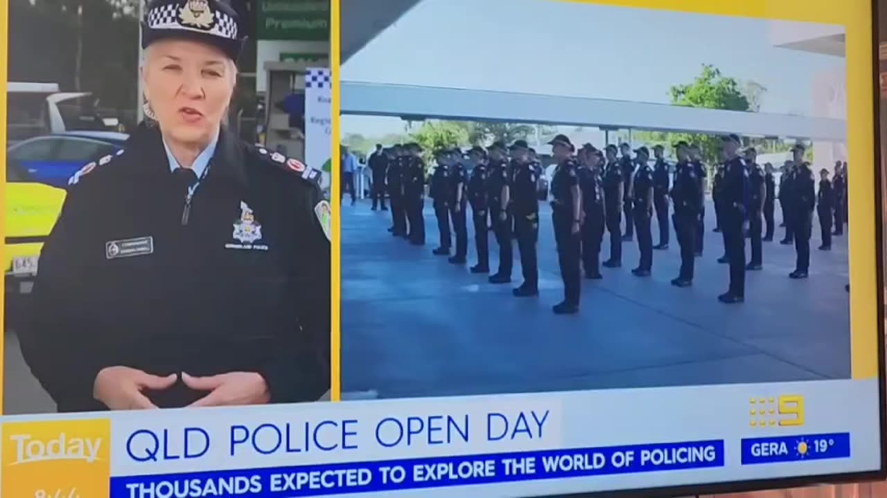 Queensland's Police Commisioner proudly announces that she is deploying ...