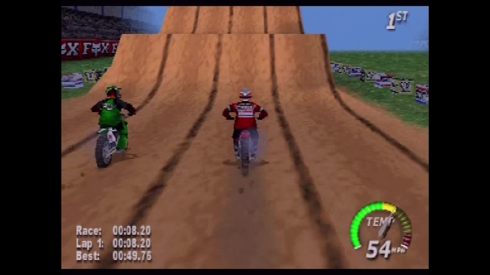 Excitebike 64 - Excite 3D Mode (Actual N64 Capture)