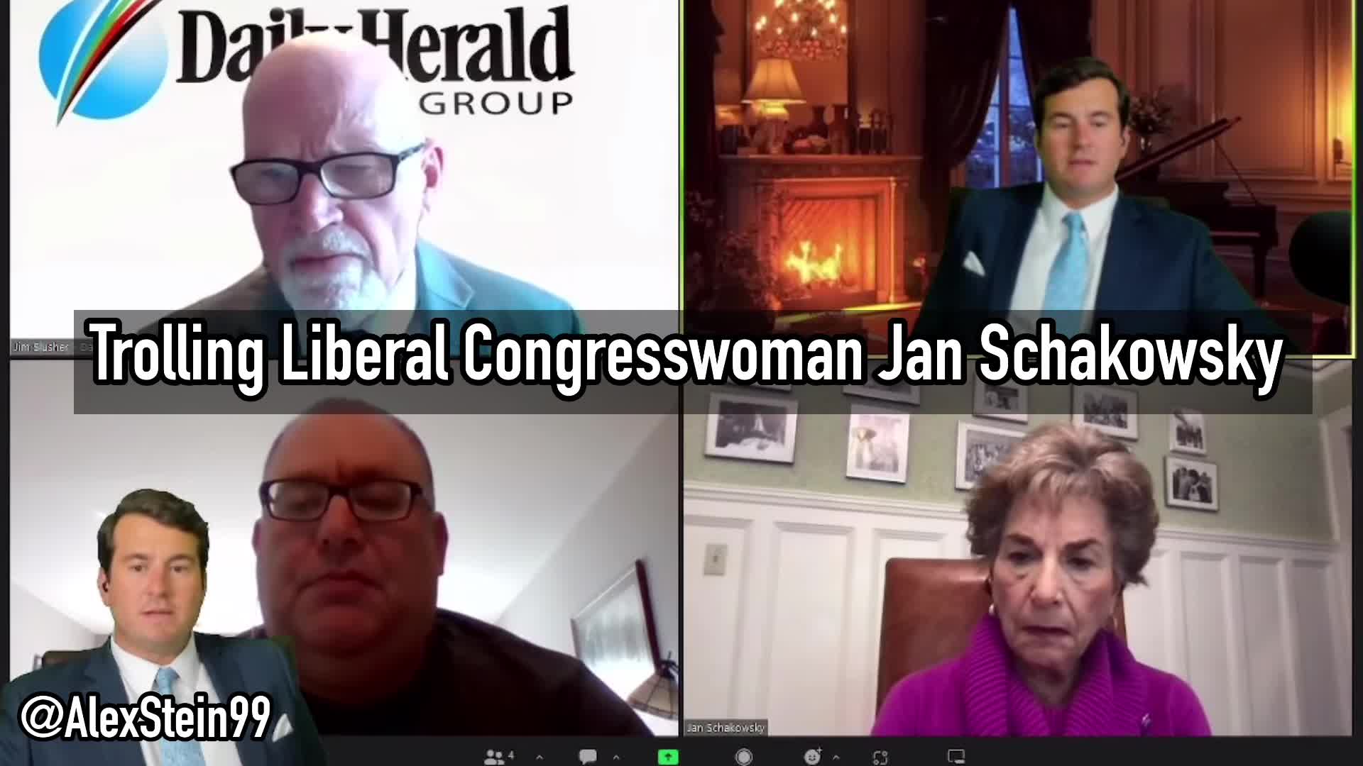 Alex Stein Trolls His Favorite Big Booty Grandma From Chicago On A Zoom ...