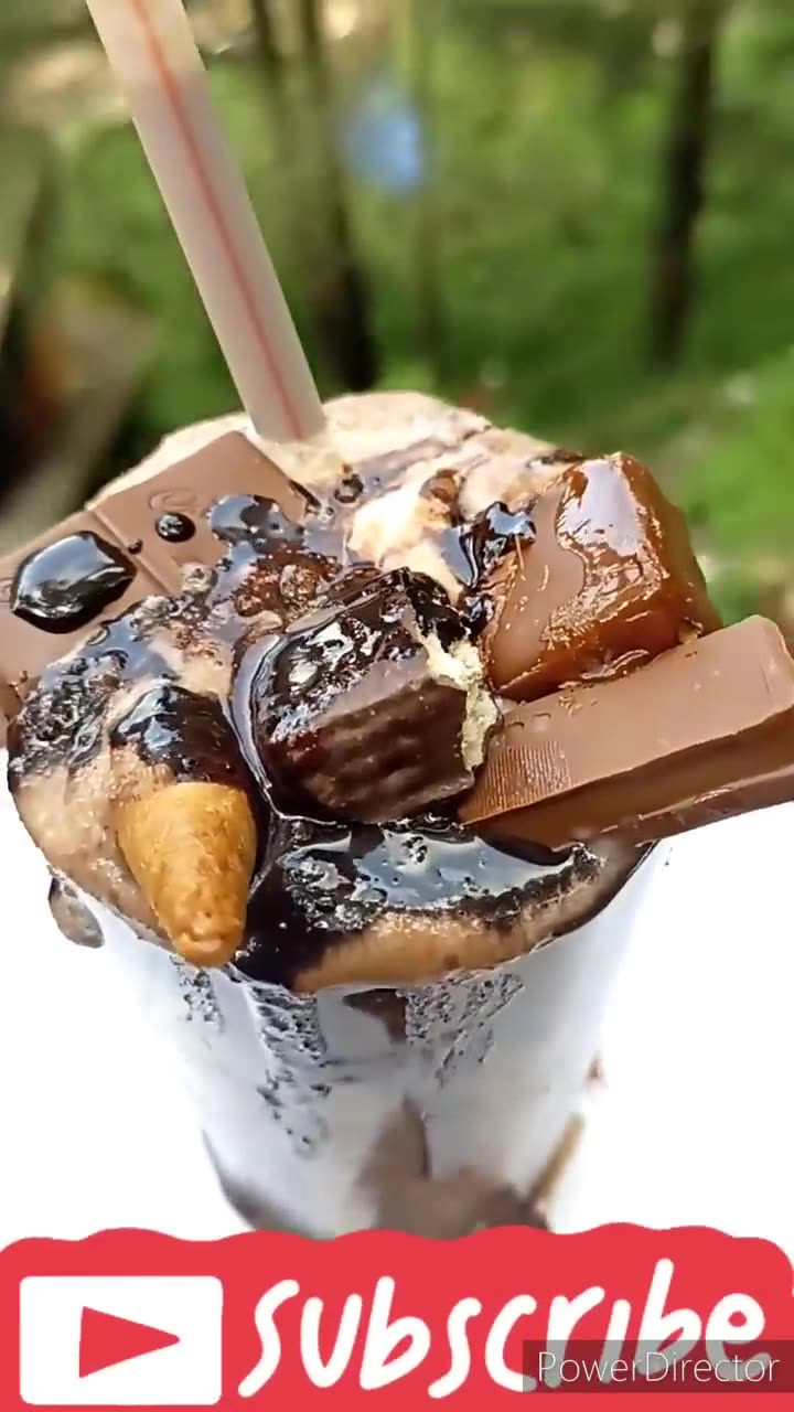 Make new milkshake with five different types of chocolate