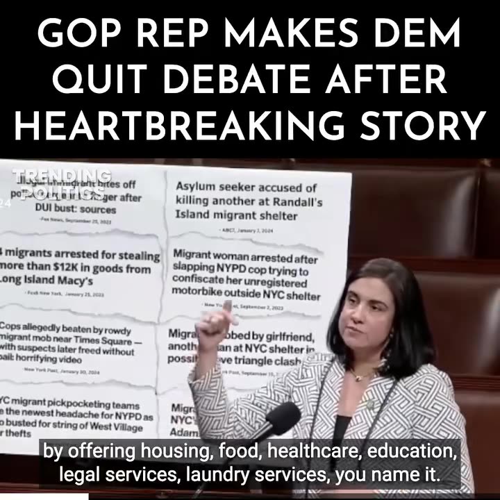 GOP REP MAKES DEM QUIT DEBATE AFTER HEARTBREAKING STORY