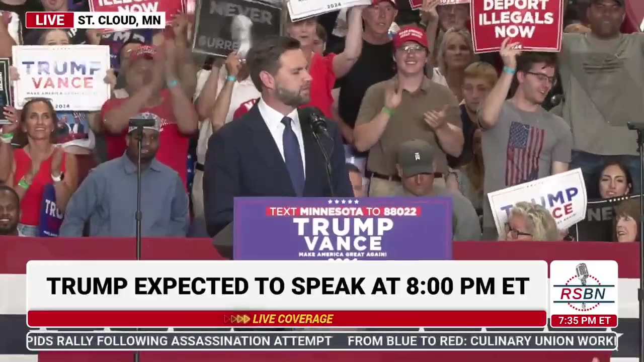 Pack Your Bags | JD Vance (Crowd Is Lit 🔥)